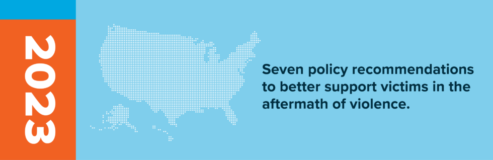 National Crime Victims Agenda: Stopping Cycles of Community and Gun ...